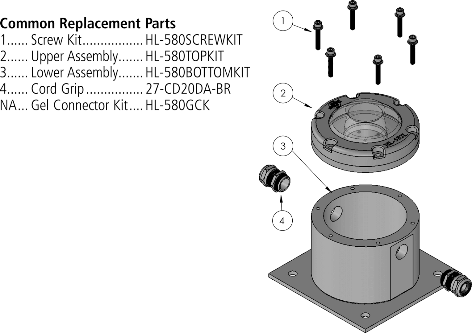 HL-580L Stainless Steel Water Resistant LED Helideck/Helipad Surface ...