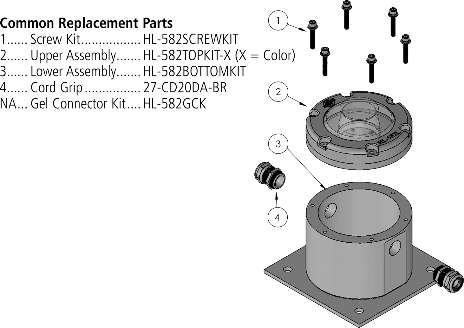 HL-582L Water Resistant LED Helideck/Helipad Surface Mount Perimeter ...